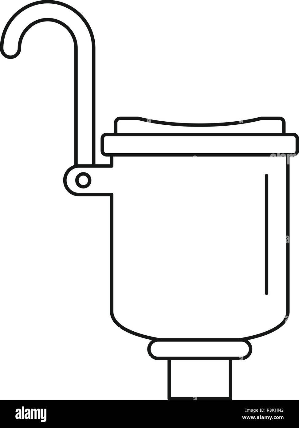 Pool skimmer icon. Outline pool skimmer vector icon for web design ... Pool skimmer icon. Outline pool skimmer vector icon for web design ...