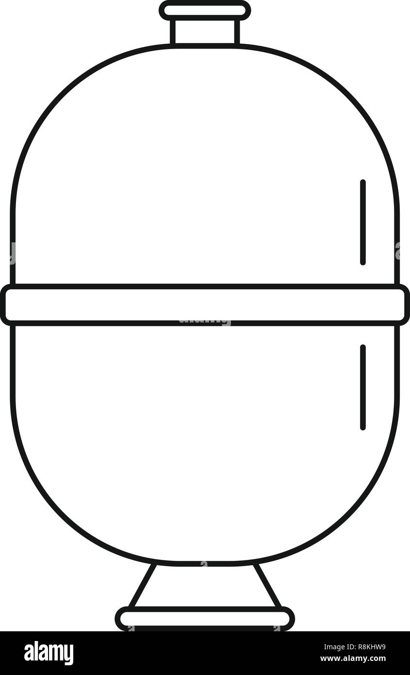 Sand filter pump pool icon. Outline sand filter pump pool vector icon ...