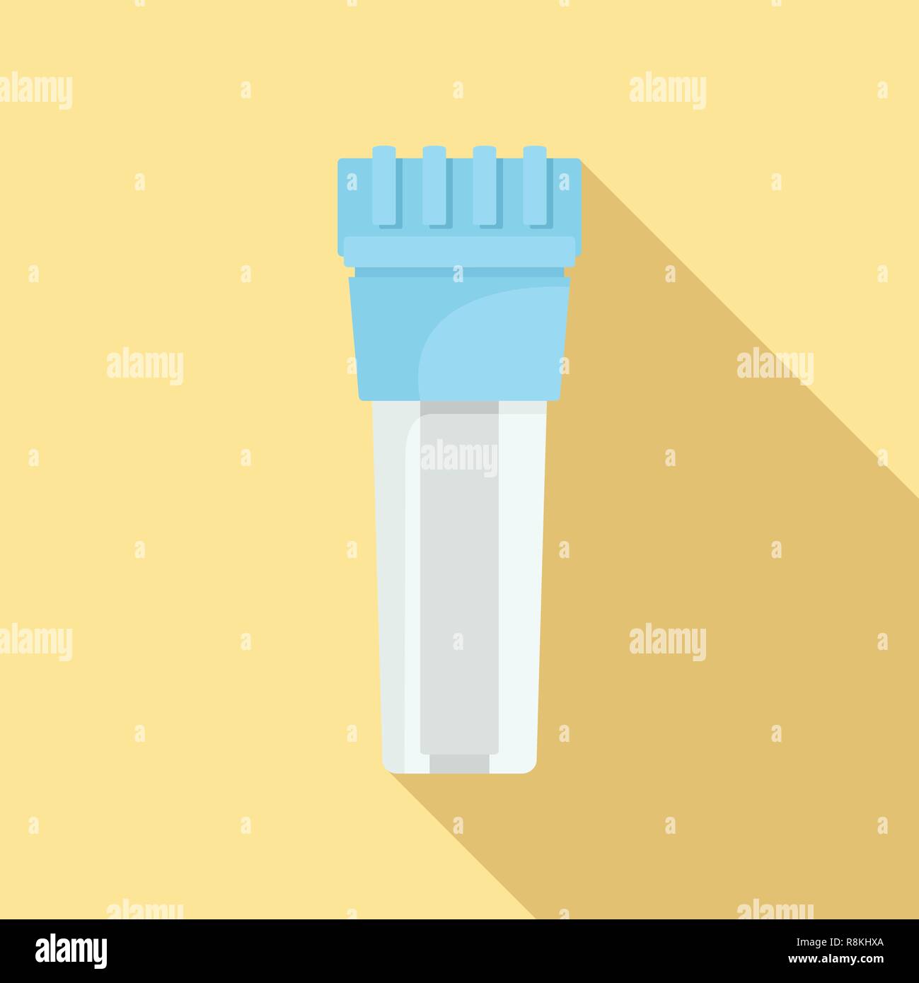 Water filter icon. Flat illustration of water filter vector icon for ...