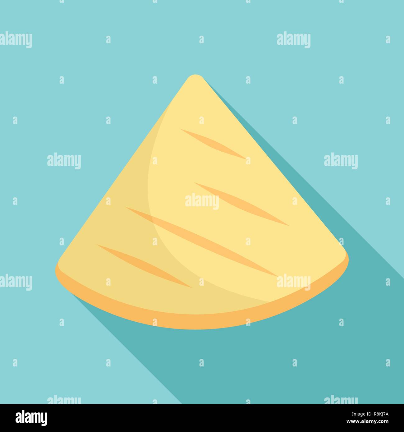 Mexican pita icon. Flat illustration of mexican pita vector icon for ...