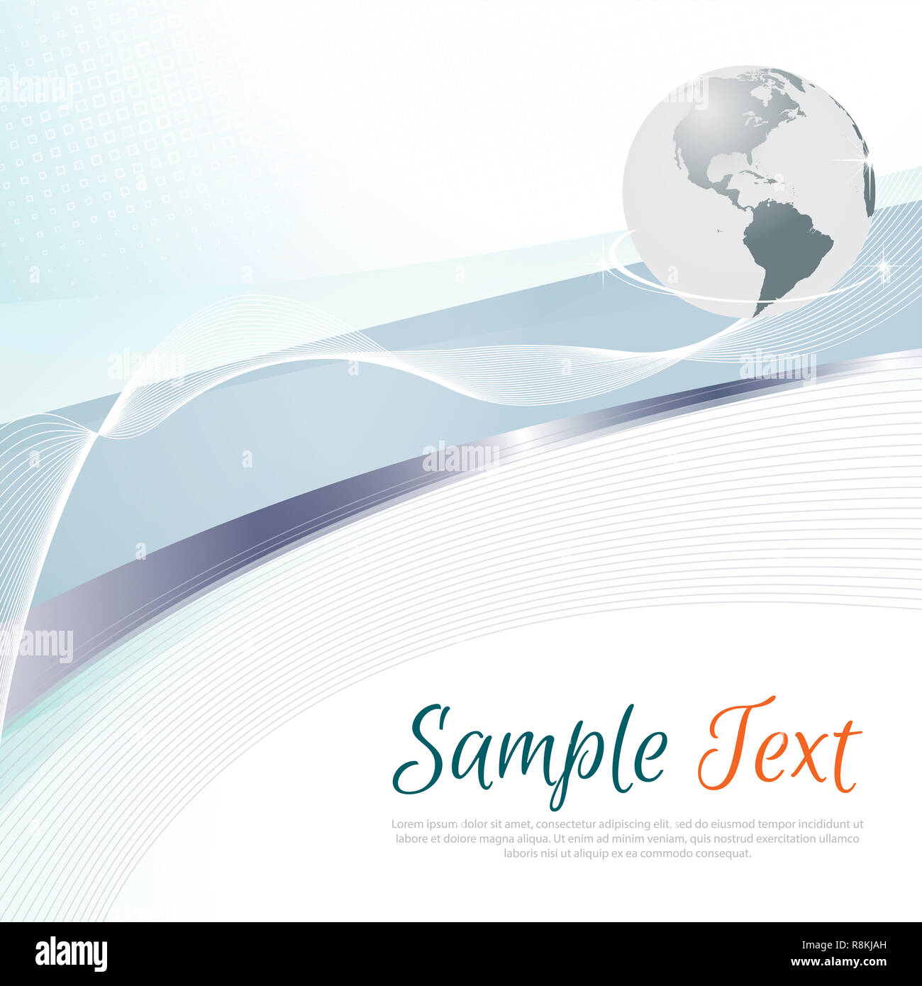 World Map with Abstract Background. Vector, illustration, eps10 Stock ...