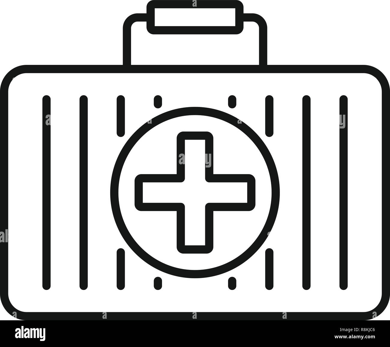 First aid kit icon. Outline first aid kit vector icon for web design ...