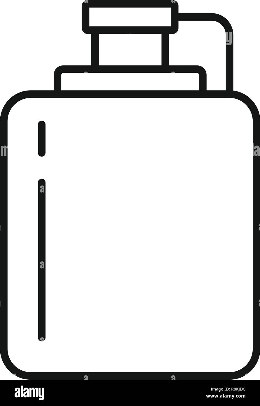 Alcohol Flask Vector