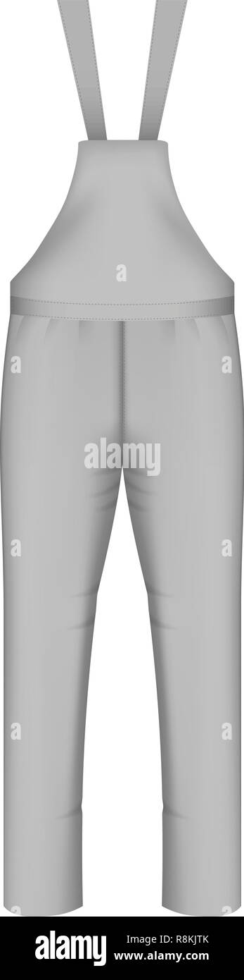 Workwear pants icon. Realistic illustration of workwear pants vector ...