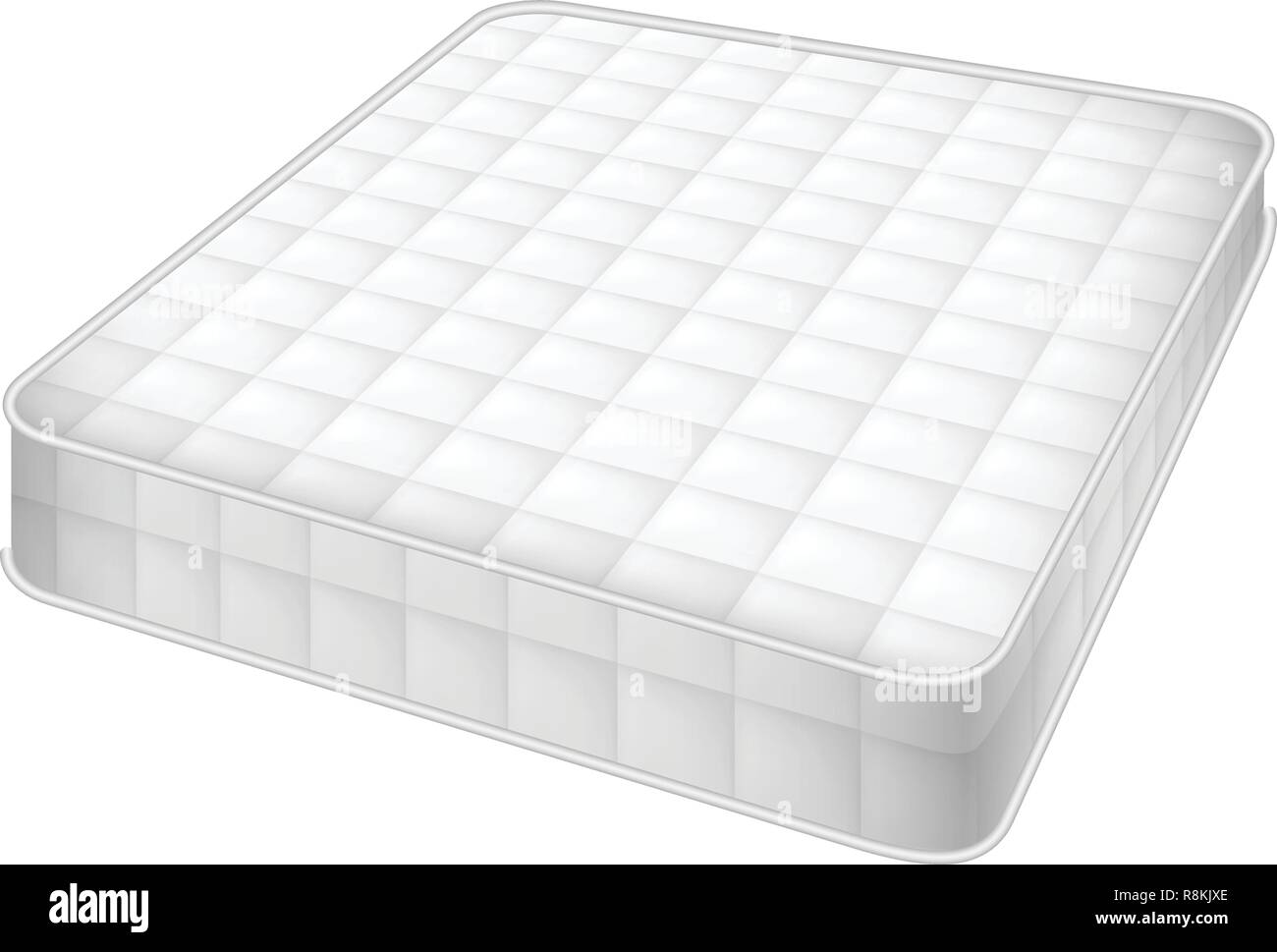 Orthopedic mattress icon. Realistic illustration of orthopedic mattress ...