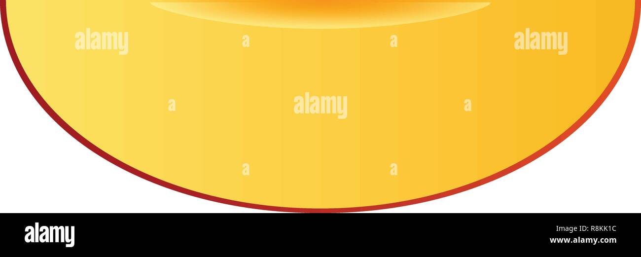 Piece of mango icon. Realistic illustration of piece of mango vector ...