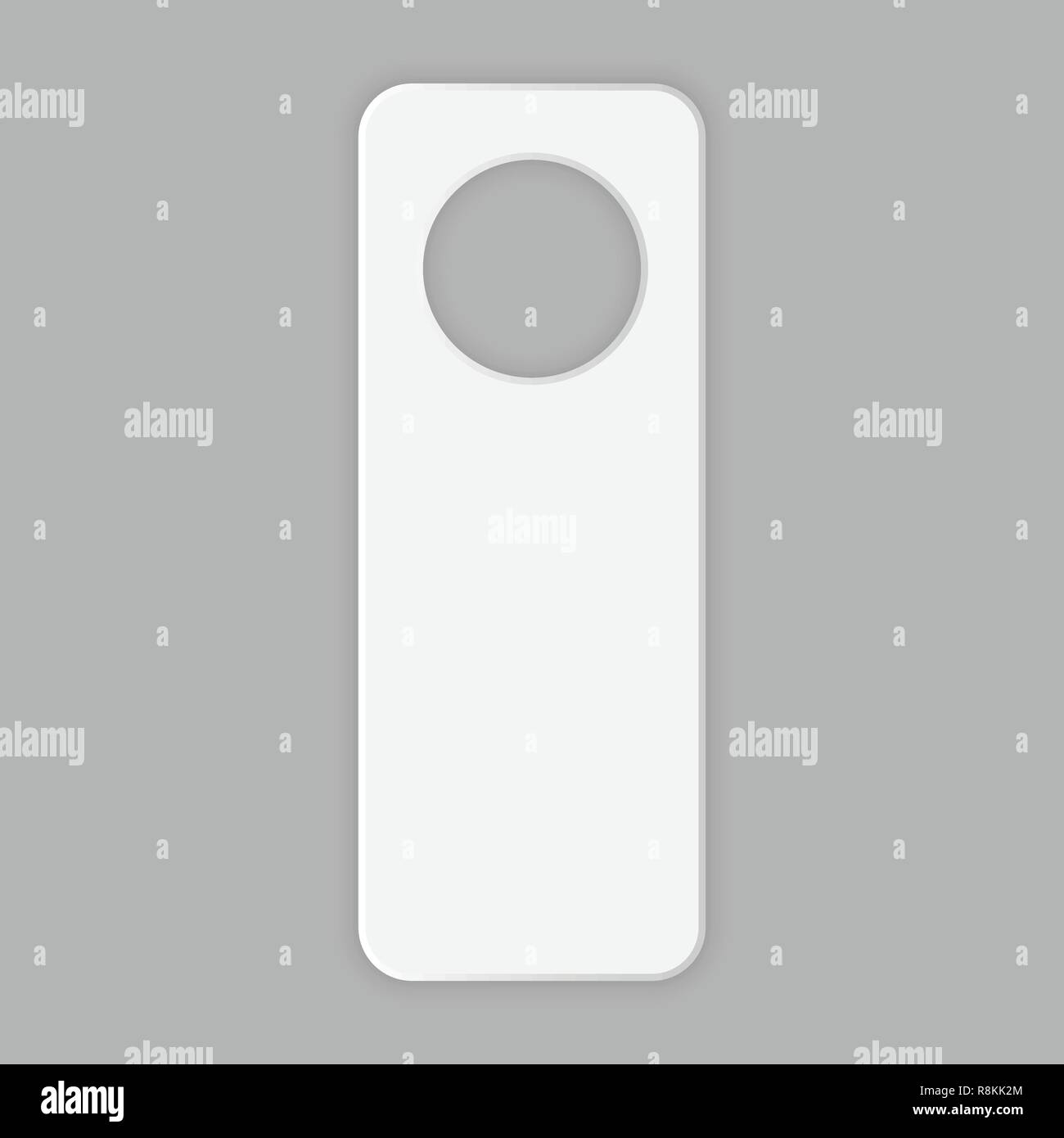 Hotel room tag icon. Realistic illustration of hotel room tag vector ...