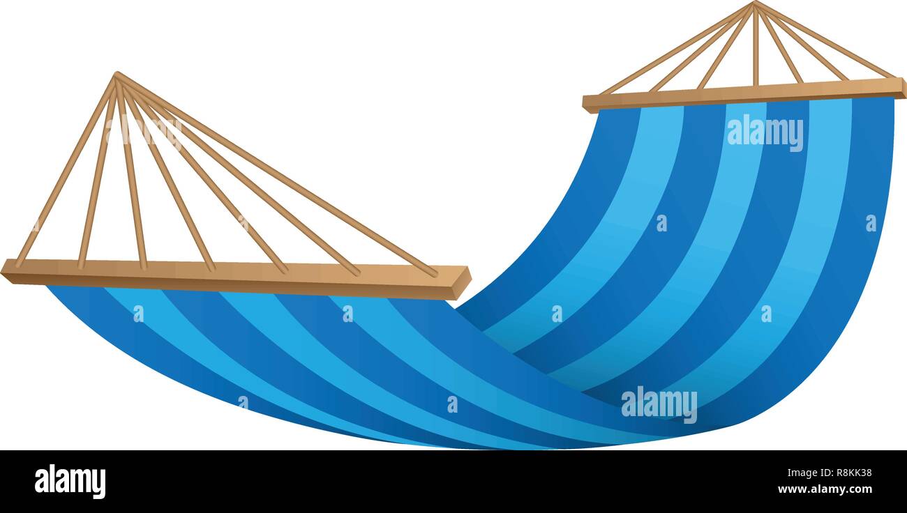Hammock icon. Realistic illustration of hammock vector icon for web ...