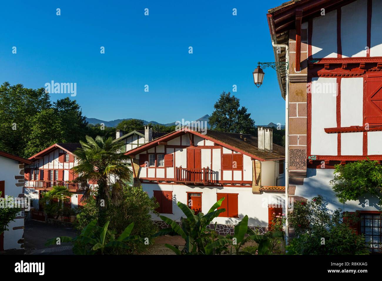 France, Pyrenees Atlantiques, Bask country, Ainhoa, Labeled The Most ...