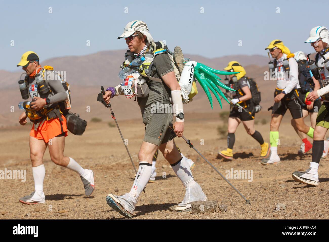 Morocco, Marathon des Sables 2017 Stock Photo - Alamy