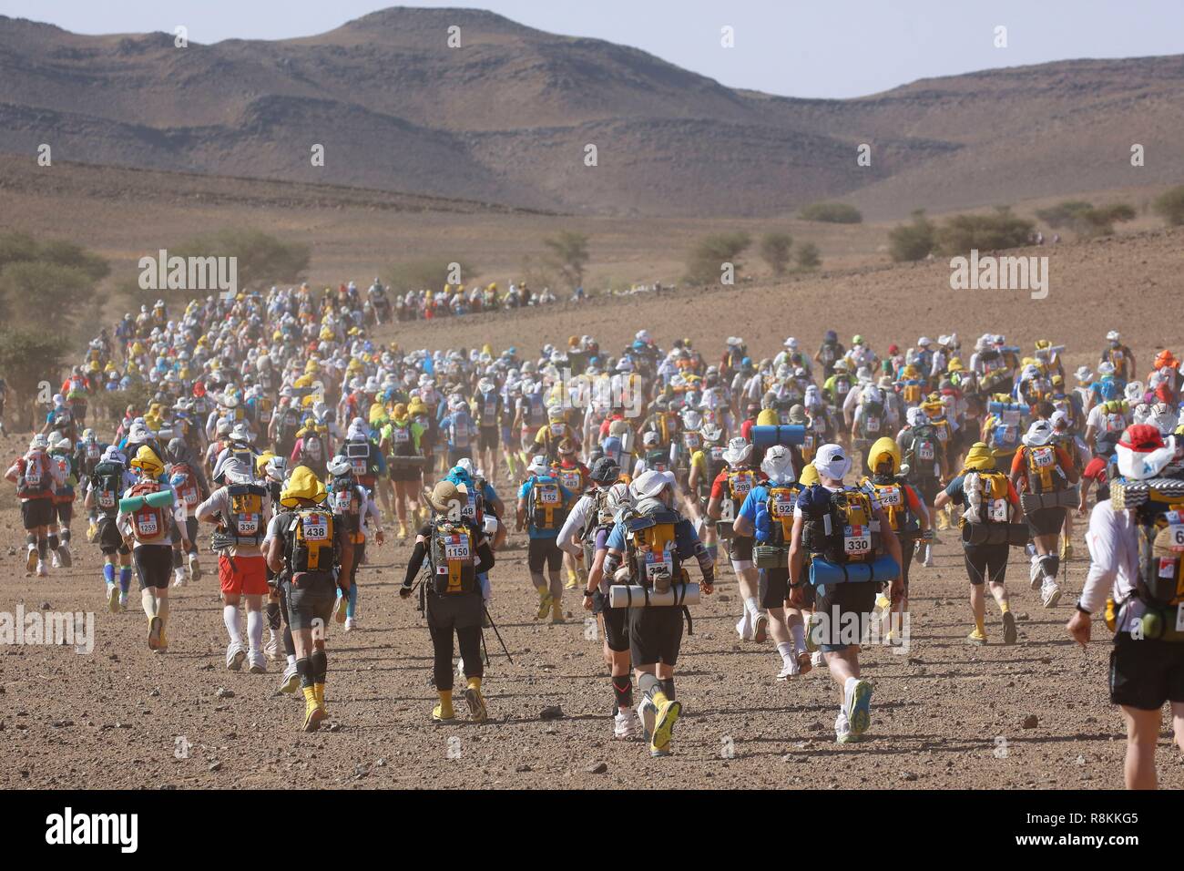 Morocco, Marathon des Sables 2017 Stock Photo - Alamy
