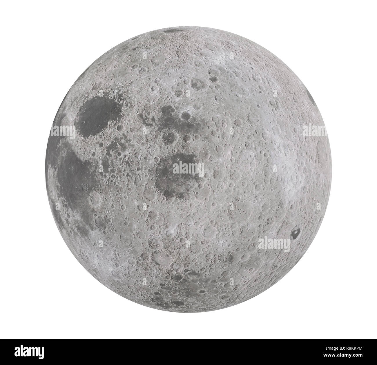 Moon surface detail Cut Out Stock Images & Pictures - Alamy