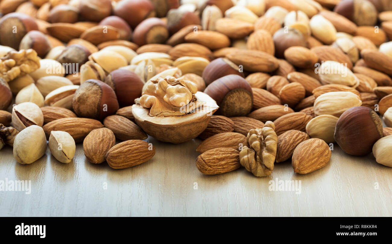 Pile of nuts on a table hi-res stock photography and images - Alamy