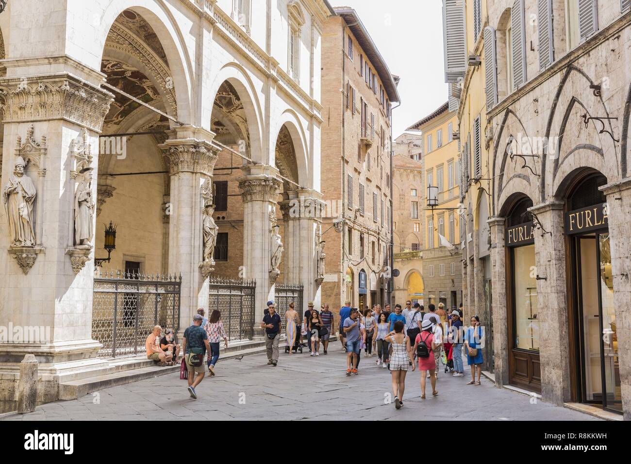 Tuscany siena via di citta hi-res stock photography and images - Alamy