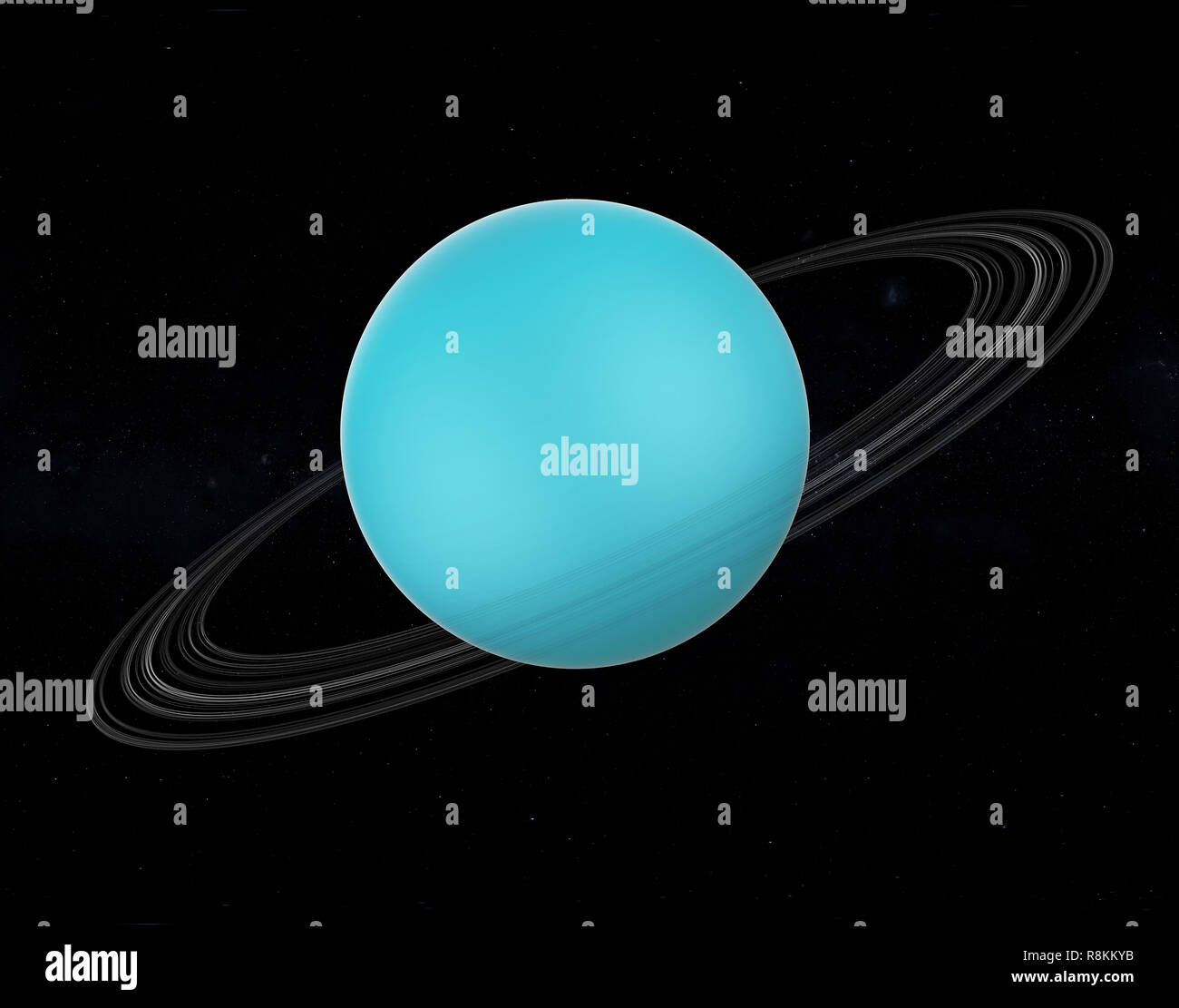Planet Uranus Isolated Stock Photo - Alamy Planet Uranus Isolated Stock Photo - Alamy