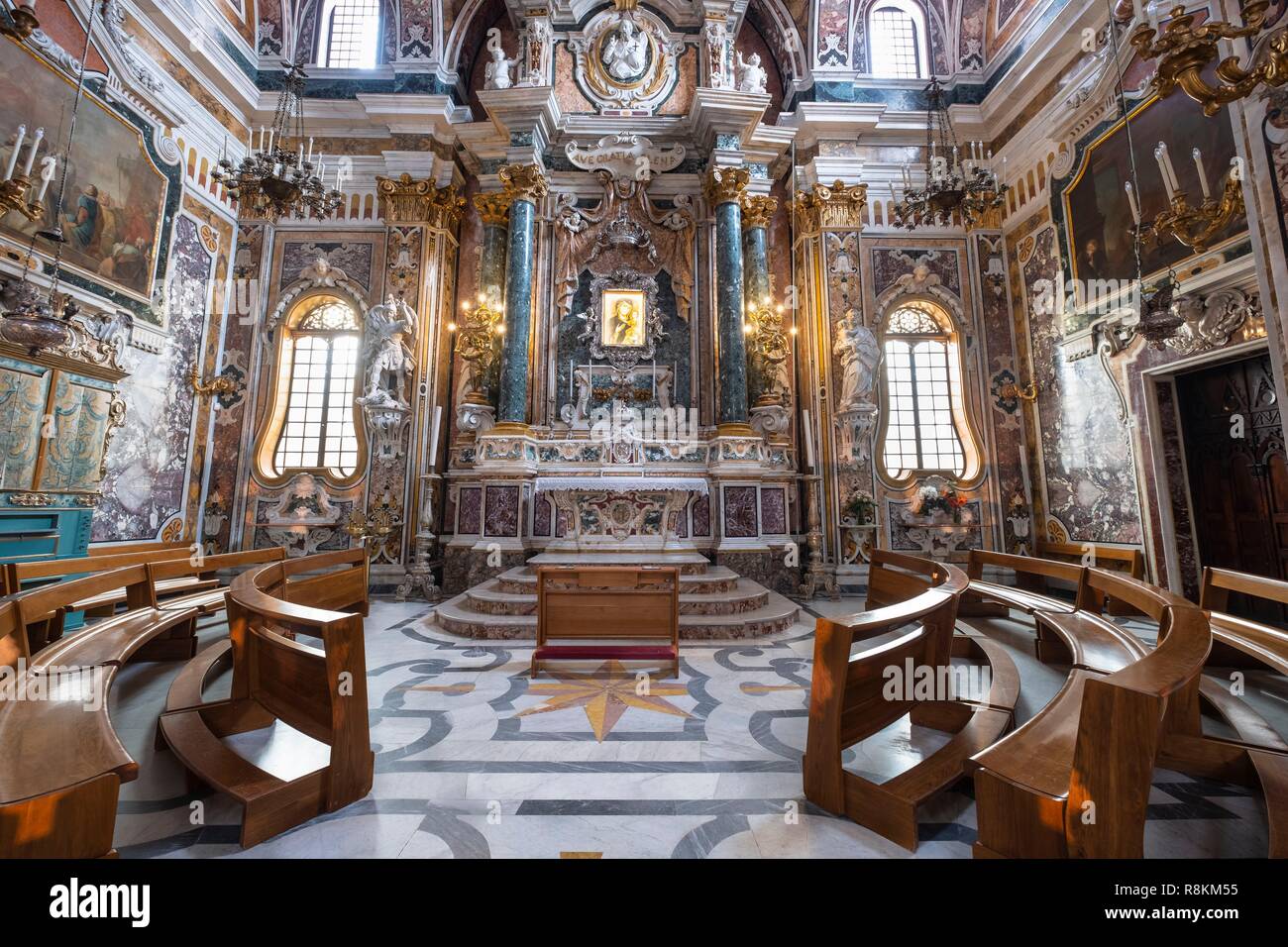 Cathedral maria santissima della madia hi-res stock photography and ...
