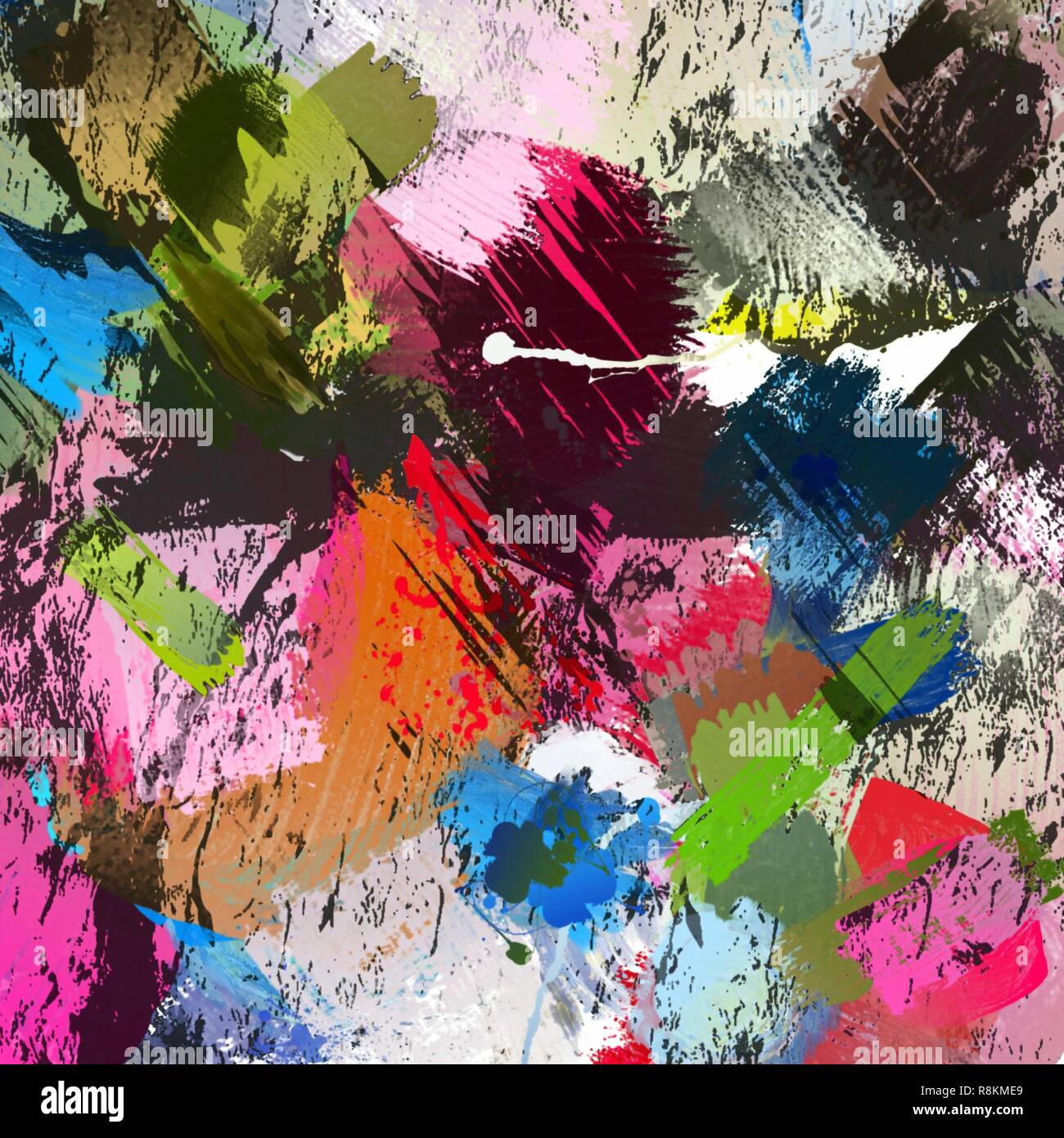 abstract psychedelic grunge background graphic stylization on a ...