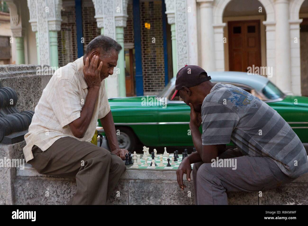 Cuba, Havana, district of Habana Vieja classified World Heritage by ...