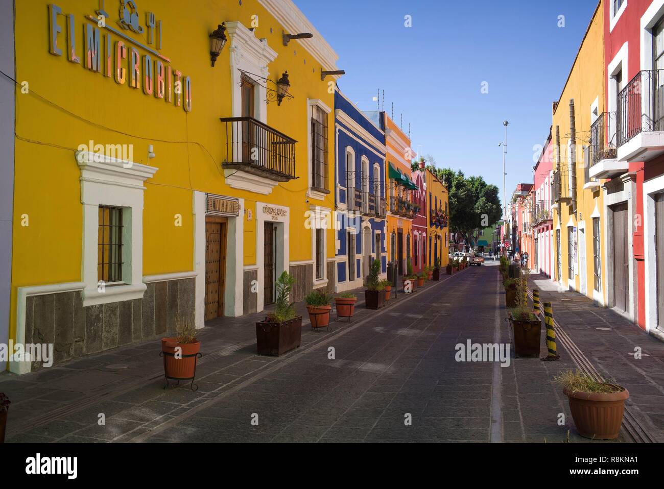 Mexico, State of Puebla, Puebla, historical colonial center listed as ...