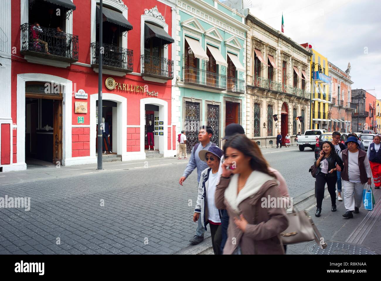 Mexico, State of Puebla, Puebla, historical colonial center listed as ...