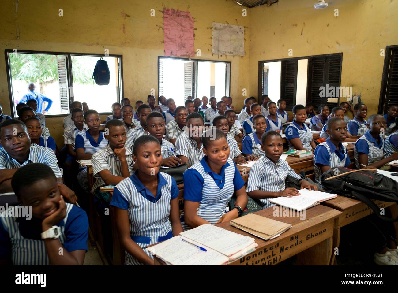 Ghana school uniform hi-res stock photography and images - Alamy