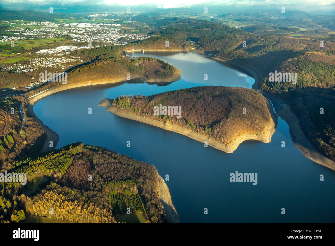Niedrigwasser am biggesee hi-res stock photography and images - Alamy