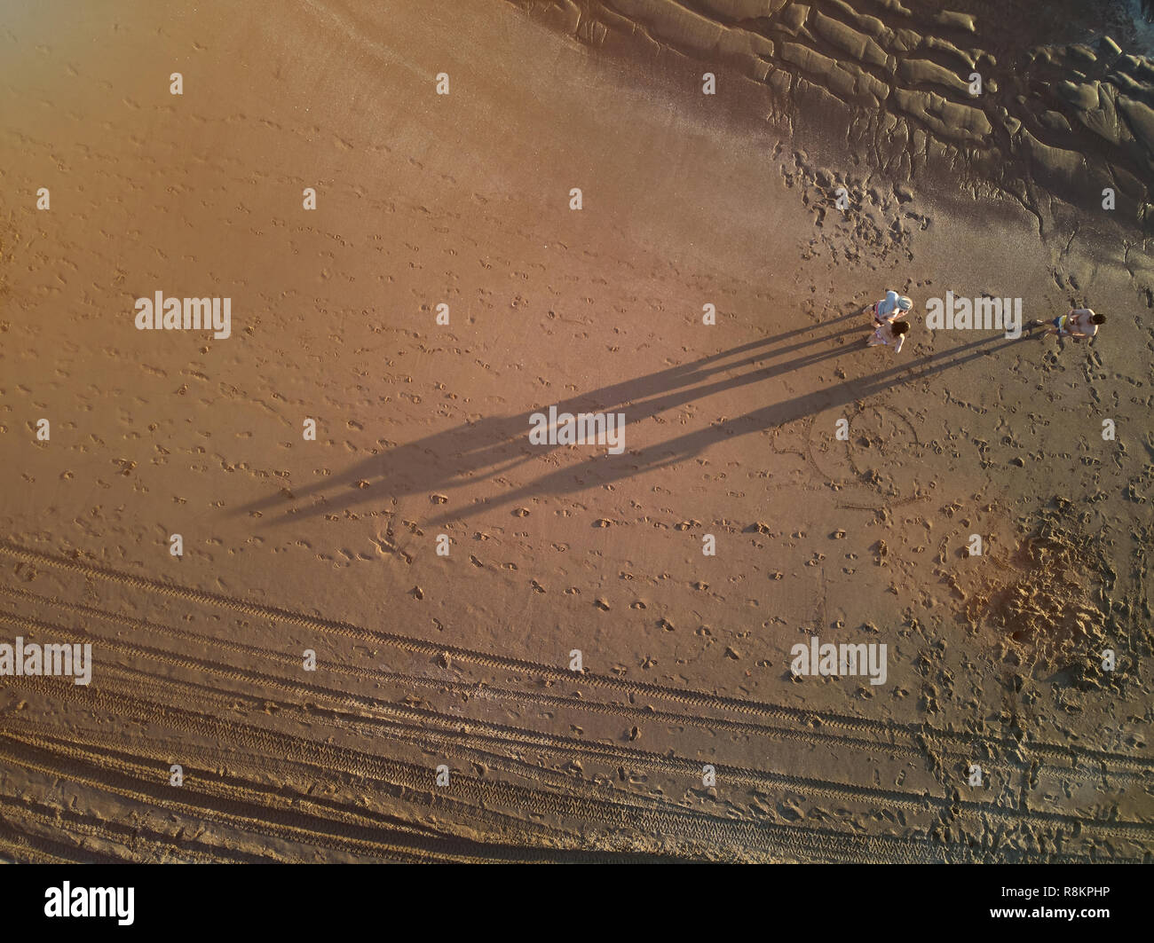 Top view ocean beach in hi-res stock photography and images - Alamy