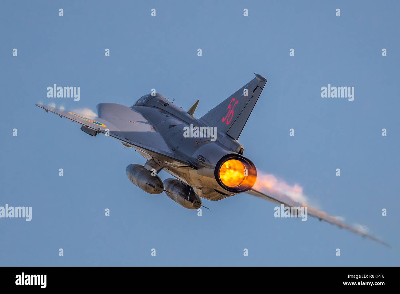 Saab J35J Draken Stock Photo - Alamy