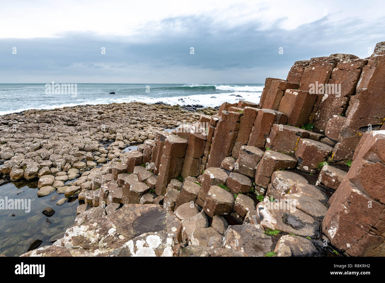 Basalt Columns at Giant's Causeway in Northern Ireland Stock Photo - Alamy