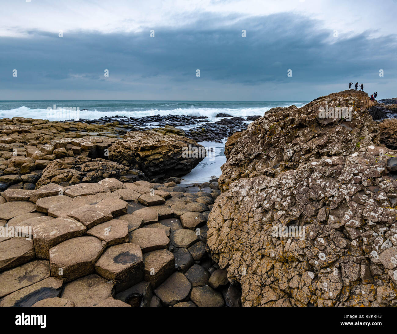 Basalt Columns at Giant's Causeway in Northern Ireland Stock Photo - Alamy