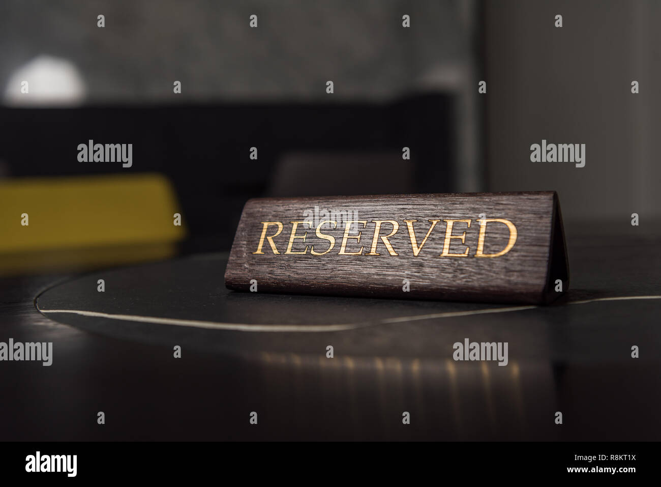 Reserved seating signs sign hi-res stock photography and images - Alamy