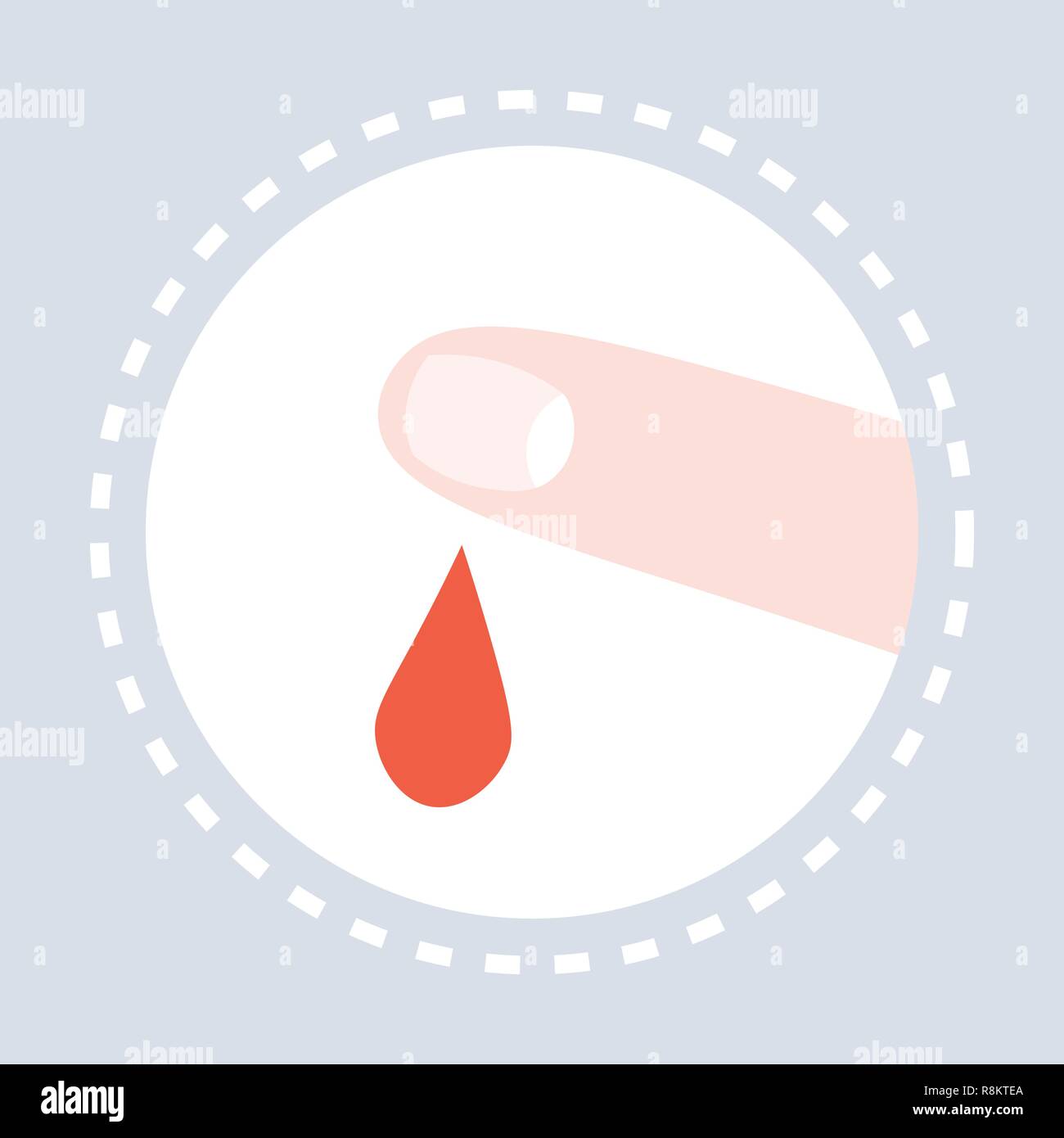 blood donation wounded finger icon healthcare medical service logo ...