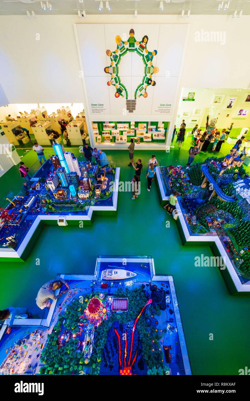 Denmark, Jutland, Billund, Lego® House is the Lego® experimental center ...