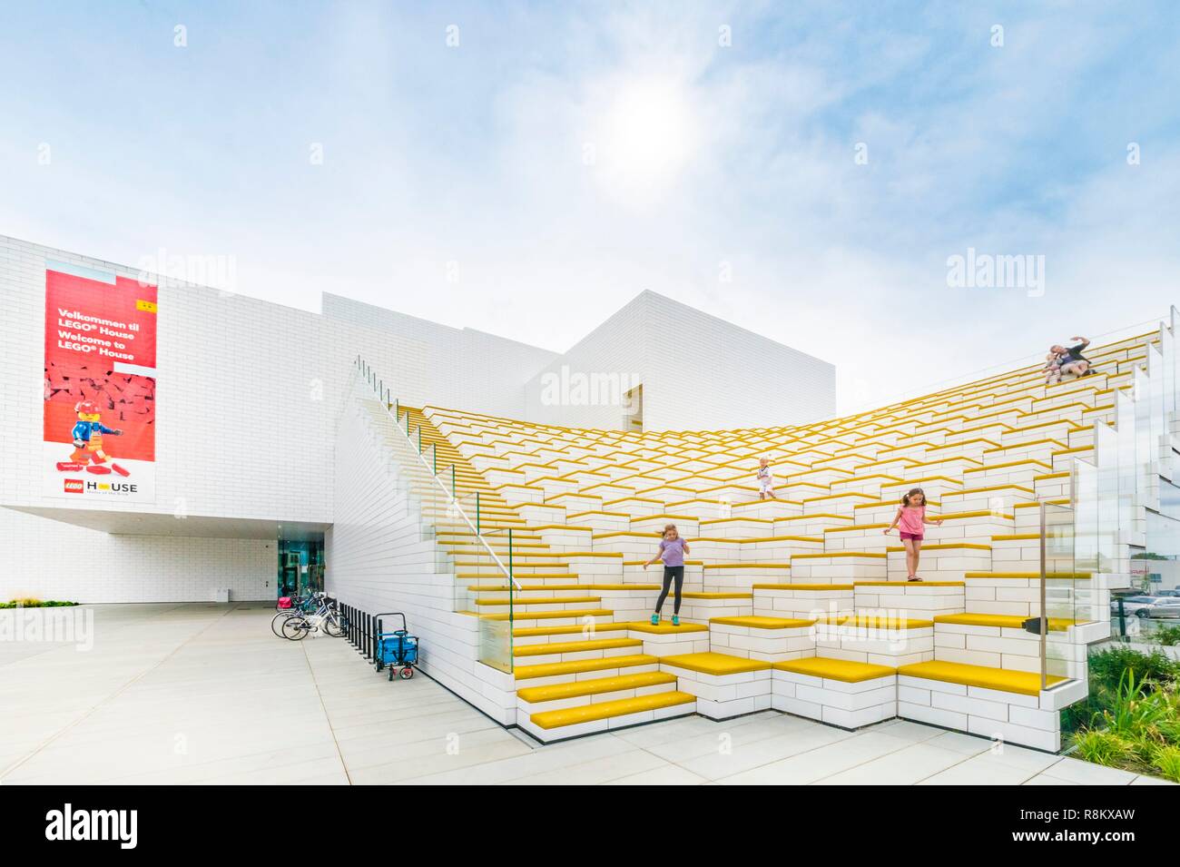 Denmark, Jutland, Billund, Lego® House is the Lego® experimental center ...