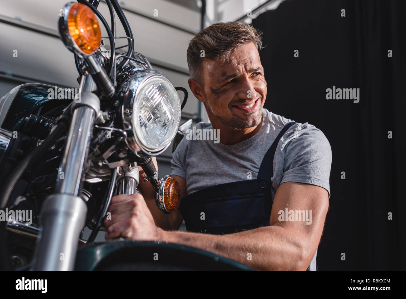 Motorcycle front wheel hi-res stock photography and images - Alamy