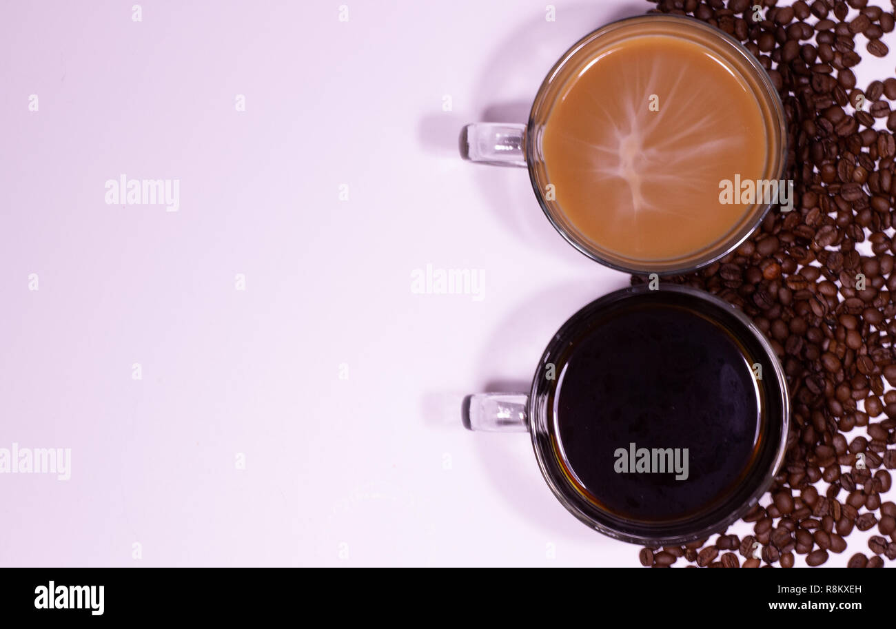 Hot coffee above hi-res stock photography and images - Alamy