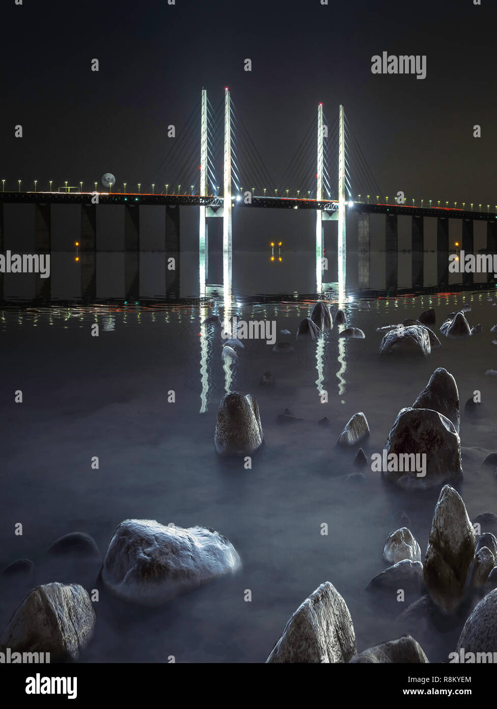 The Oresund Bridge Stock Photo - Alamy