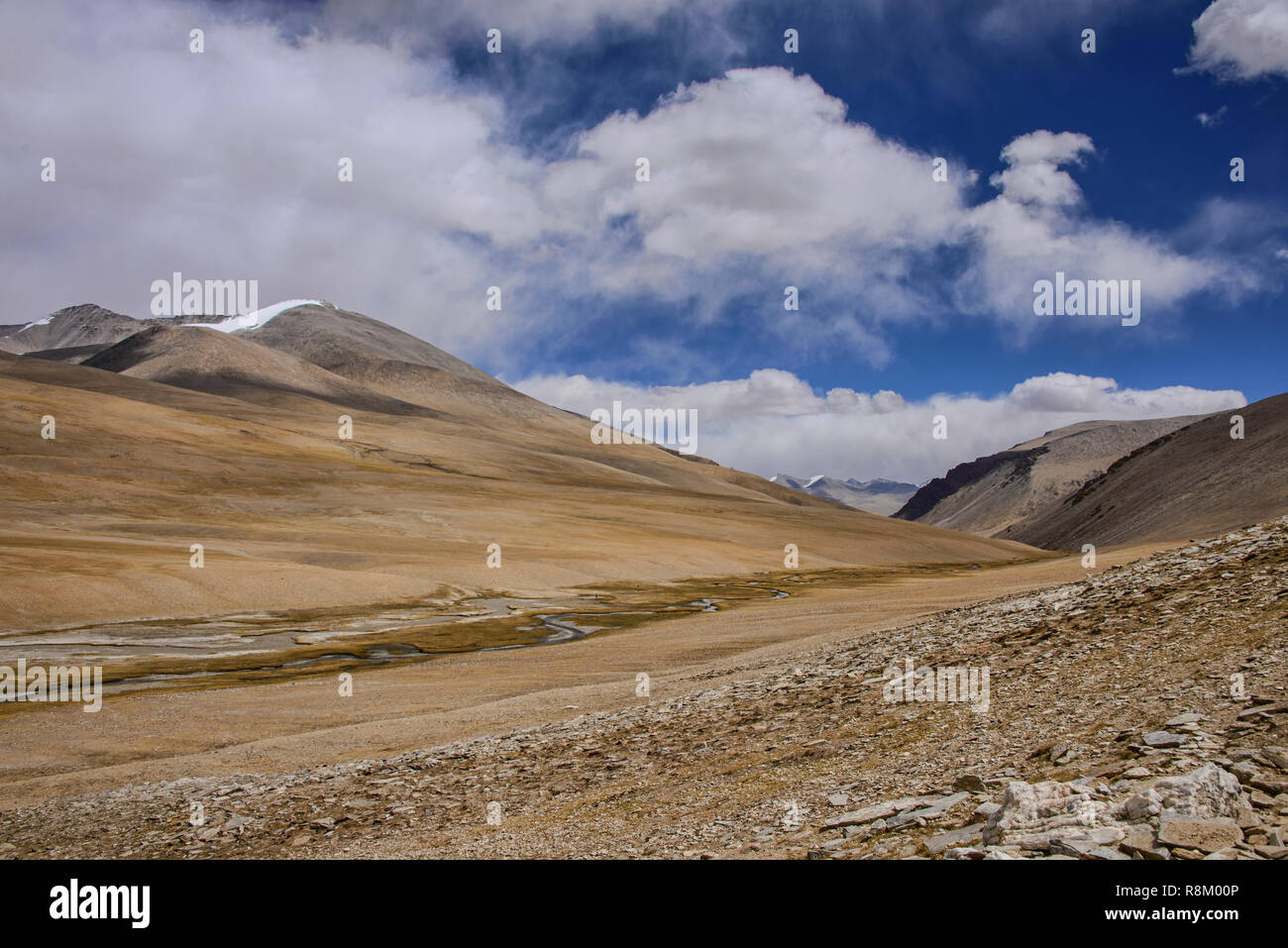Trekking the high barren plateau and passes of the Changthang enroute ...