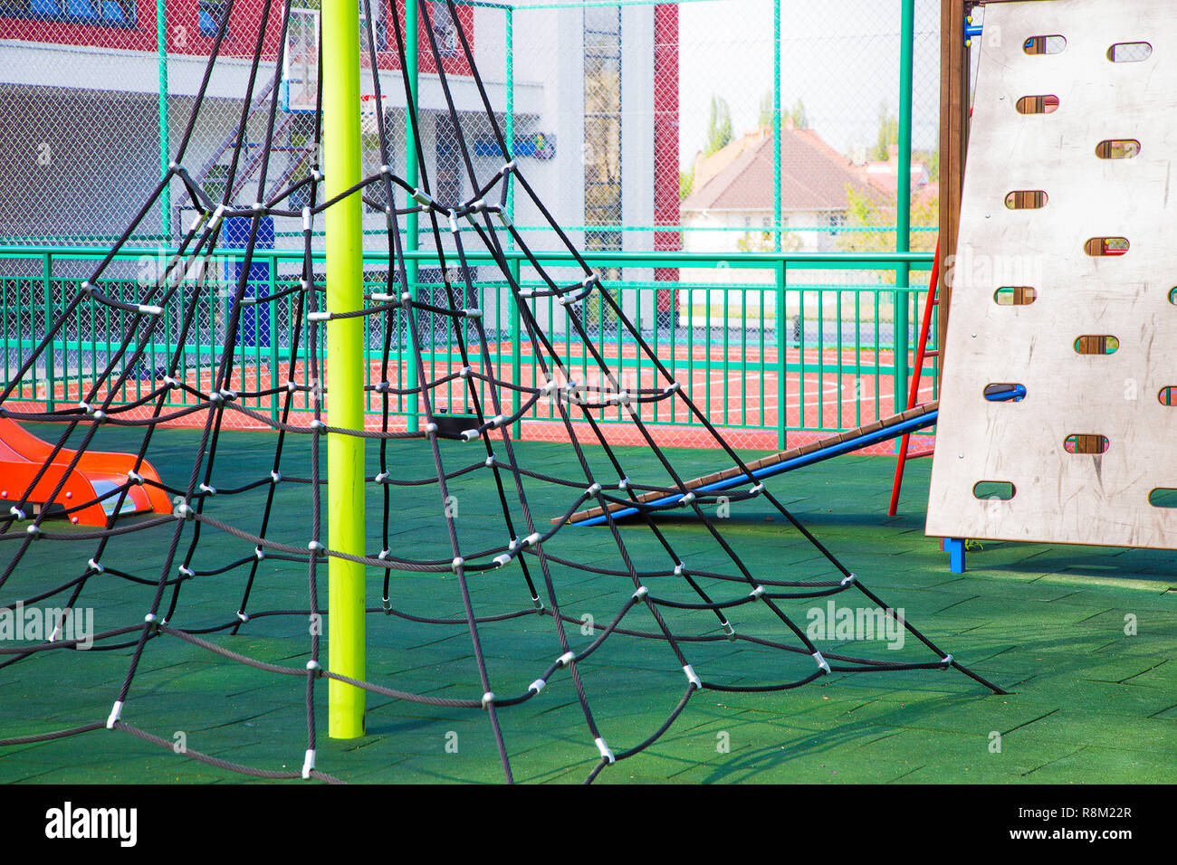 colorful children's playground, background image close-up Stock Photo ...