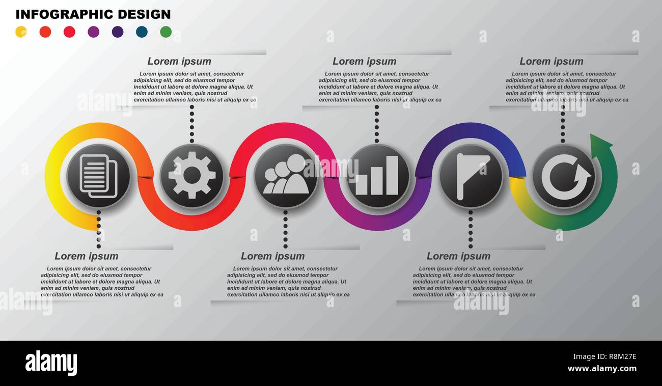Infographics design template Stock Vector Image & Art - Alamy