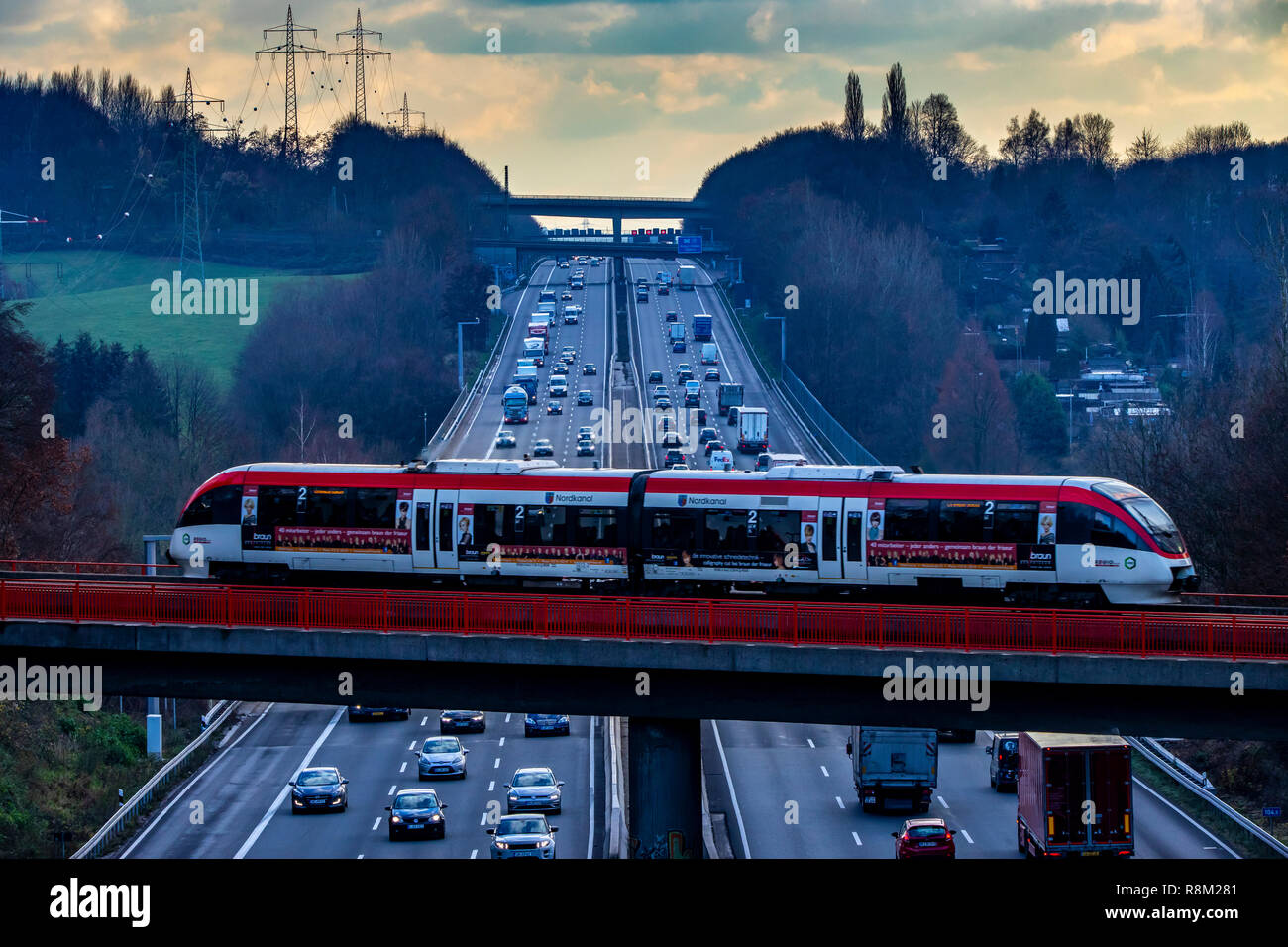 Autobahn a3 train hi-res stock photography and images - Alamy