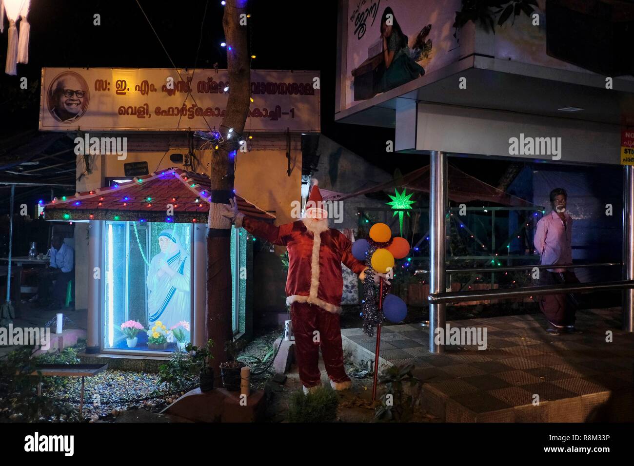 Kerala india santa claus hi-res stock photography and images - Alamy