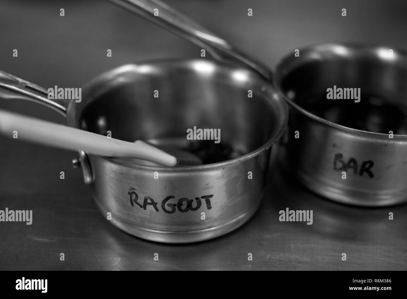 France, Paris, Maison Rostang restaurant by Michel Rostang, atmosphere ...