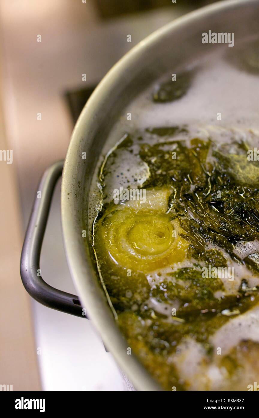 France, Paris, Maison Rostang restaurant by Michel Rostang, atmosphere ...