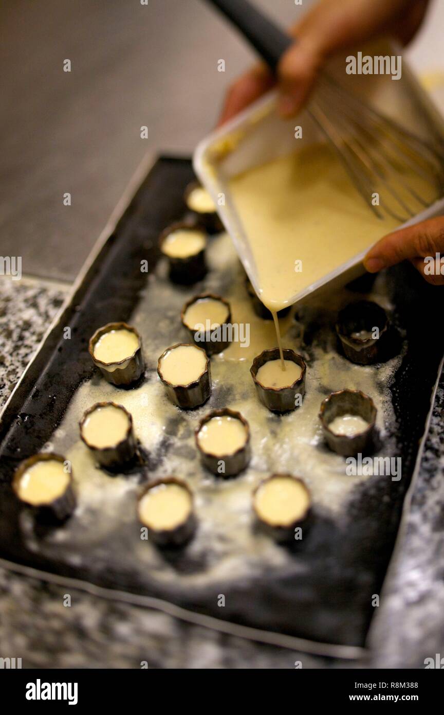 France, Paris, Maison Rostang restaurant by Michel Rostang, atmosphere ...