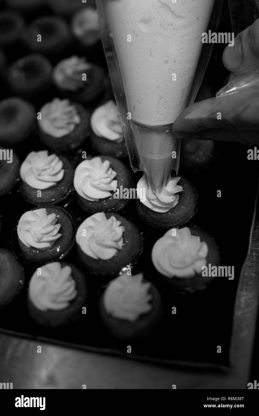 France, Paris, Maison Rostang restaurant by Michel Rostang, atmosphere ...