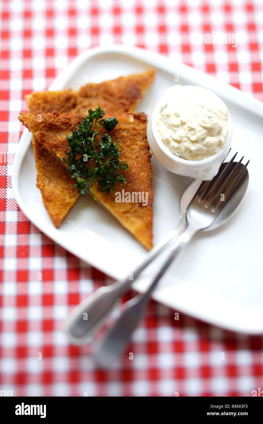 France, Rhone, Lyon, Bouchon Lyonnais Daniel and Denise, sapper apron ...