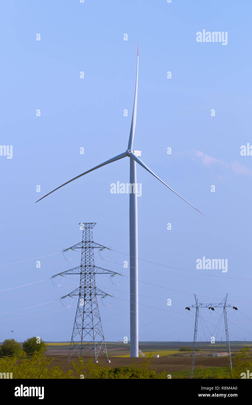 Offshore wind turbine towers hi-res stock photography and images - Alamy