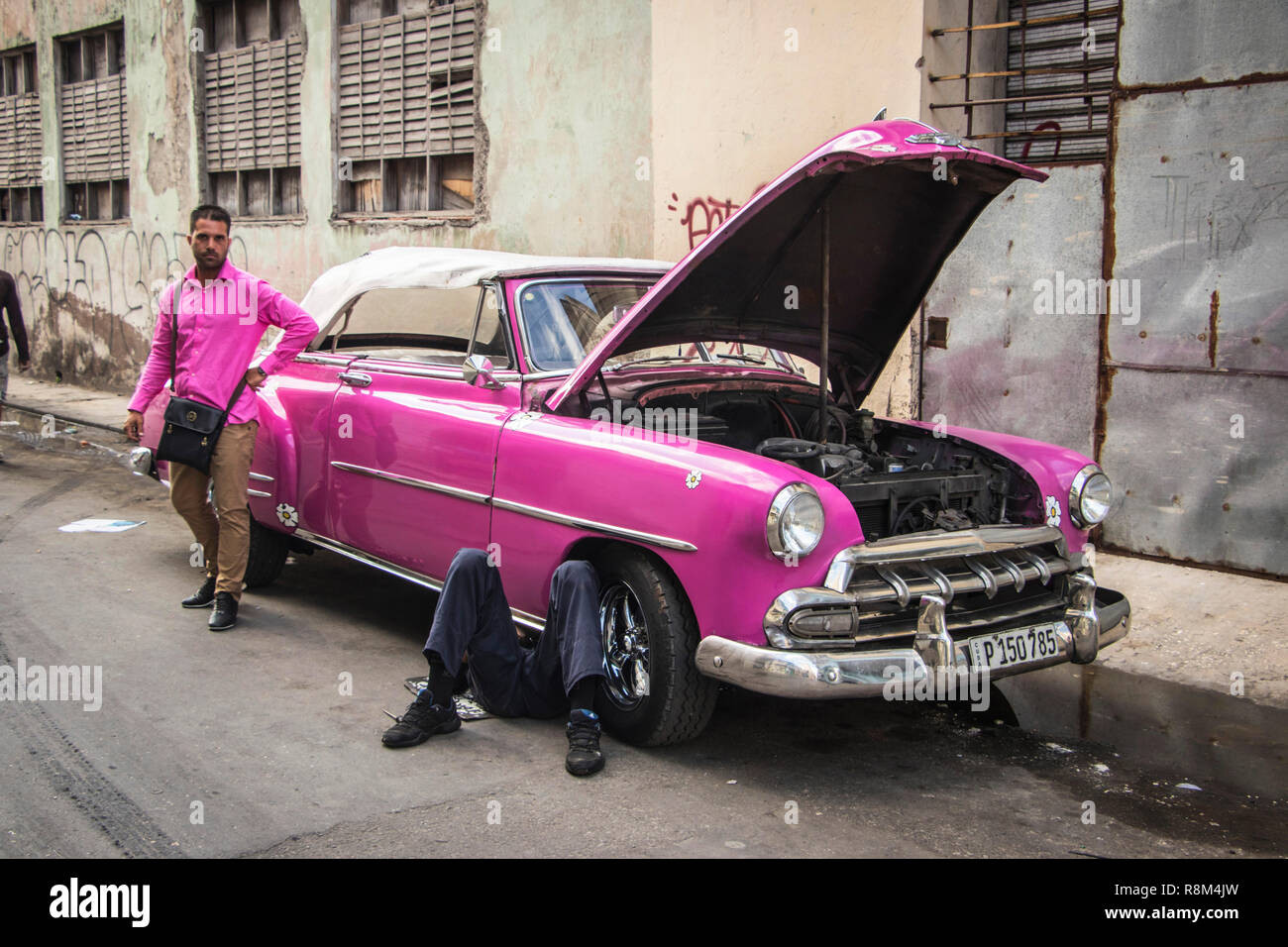 Vintage Car Mechanic High Resolution Stock Photography and Images - Alamy