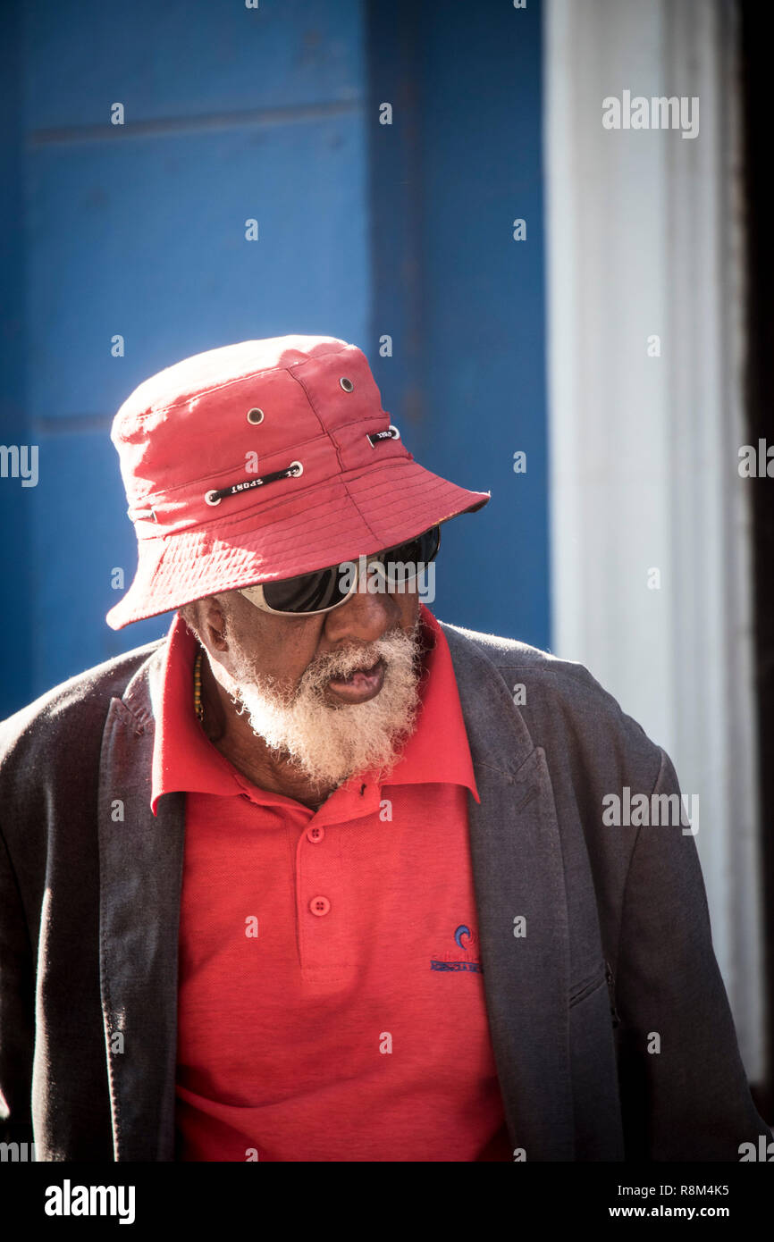 old bearded Cuban man in Havana street Cuba Stock Photo - Alamy